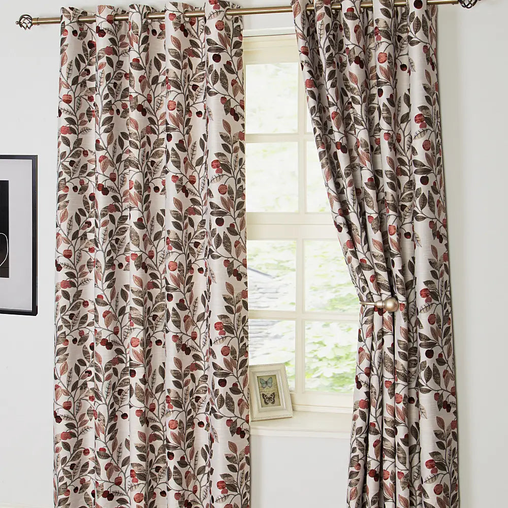 Berries Brick Curtains — JMR House to Home