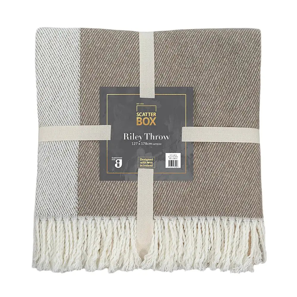 Scatter Box Riley Natural Throw — JMR House to Home
