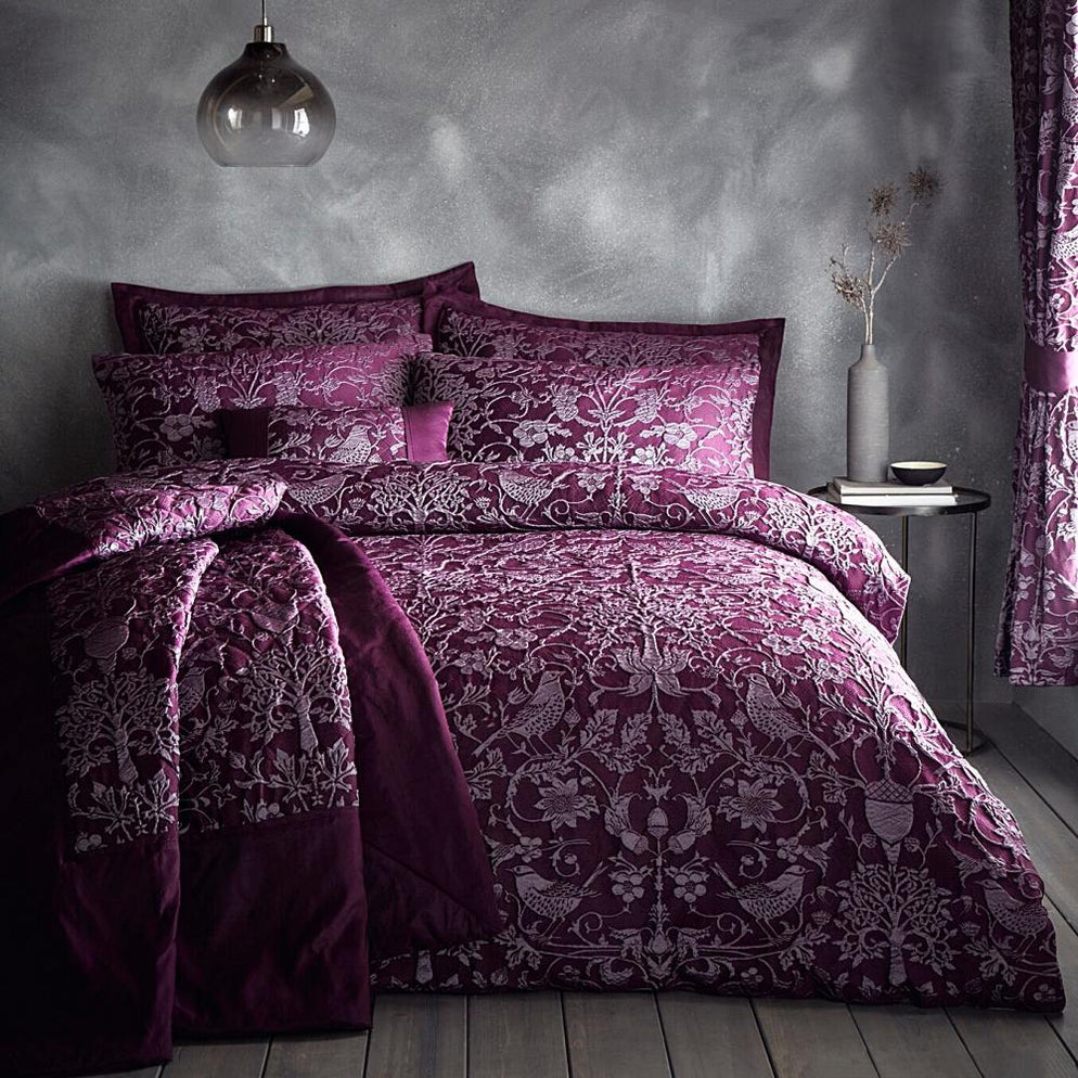 Oak Tree Plum Duvet Set — JMR House to Home