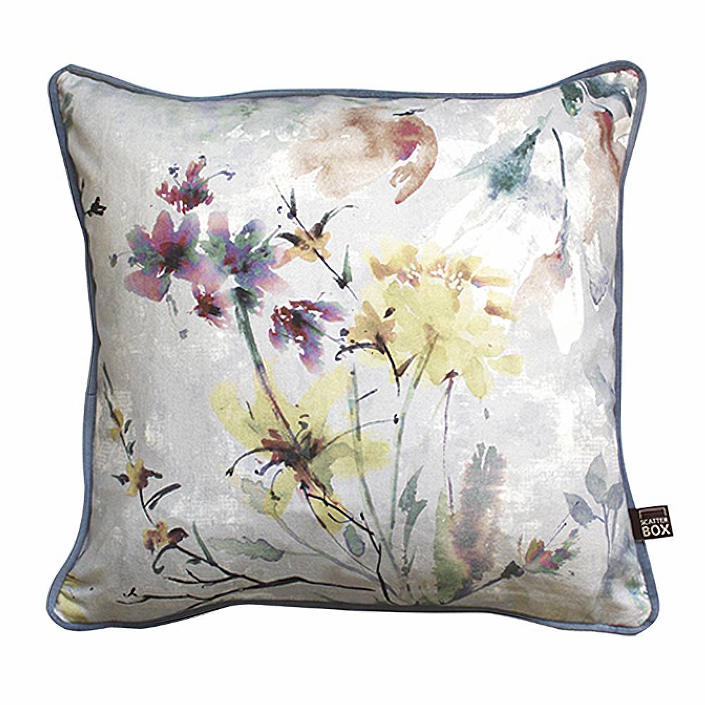 Scatter Box Eden Dove Piped Cushion — JMR House to Home